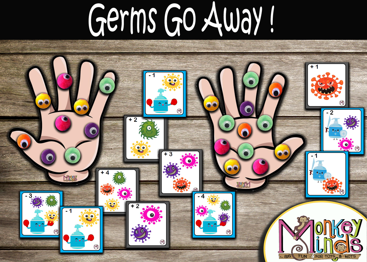MATH - GERMS GO AWAY! – Monkey Minds